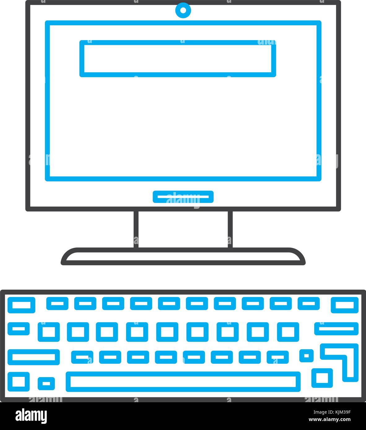 Isolated computer design Stock Vector Image & Art - Alamy