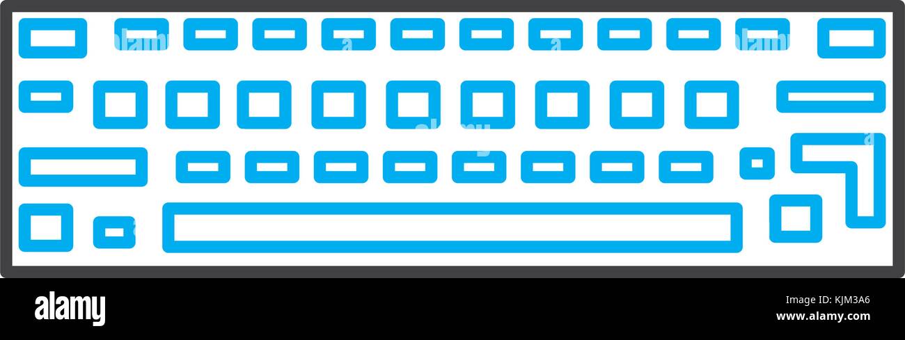 Isolated keyboard design Stock Vector Image & Art - Alamy