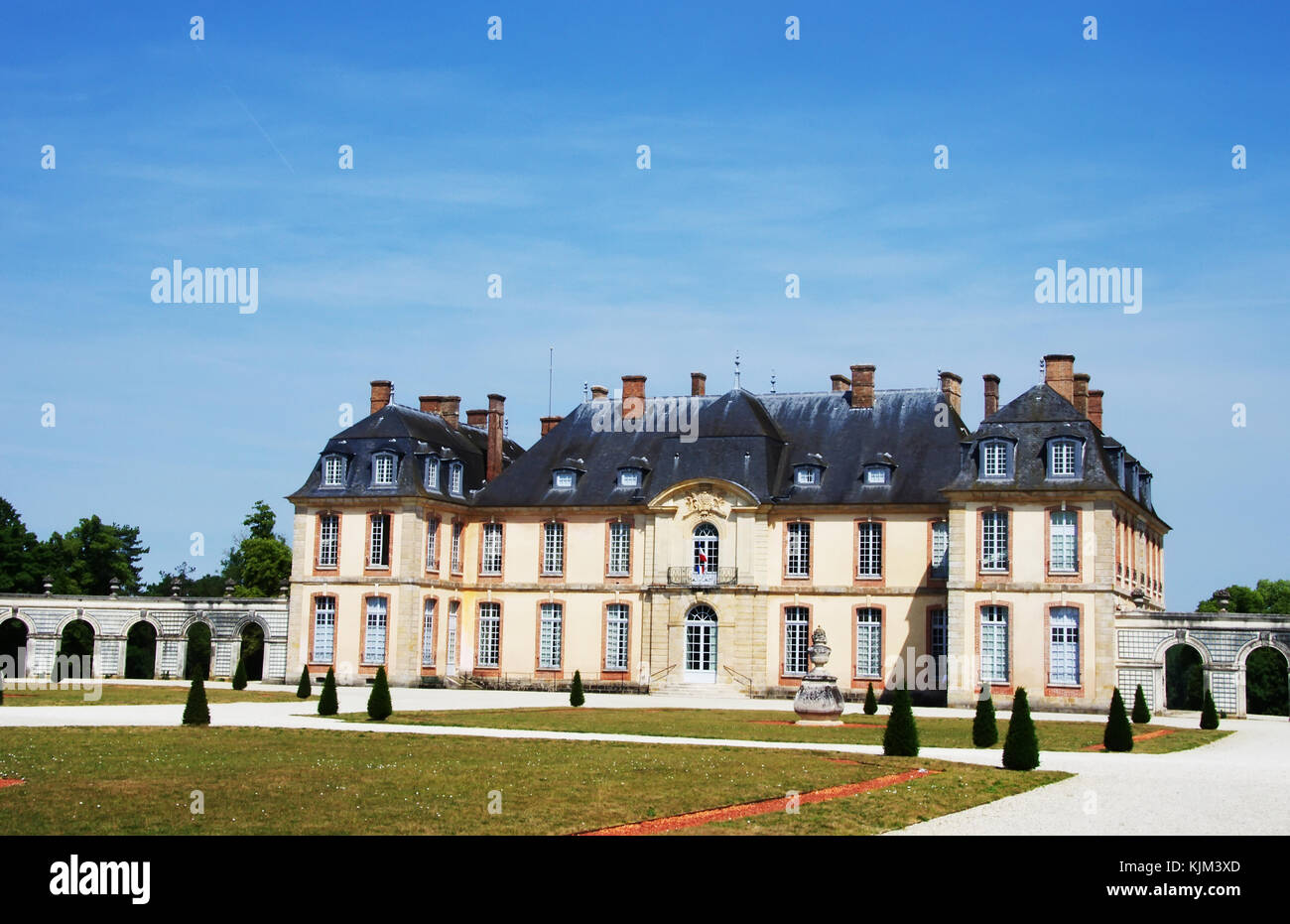 Castle de La Motte Tilly - France Stock Photo - Alamy