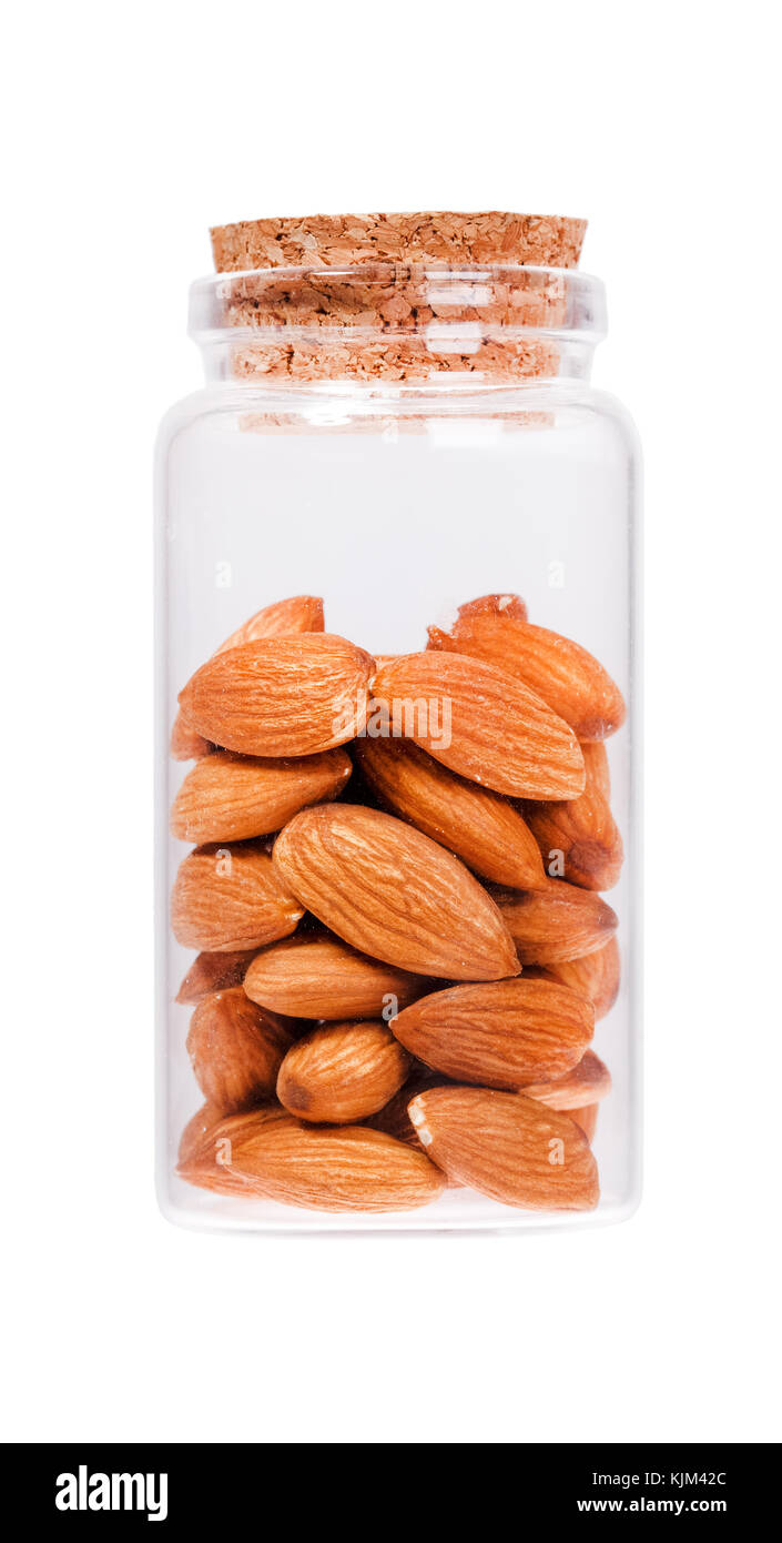 Healthy nuts in bottle Cut Out Stock Images & Pictures - Alamy