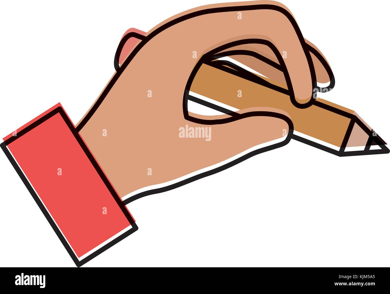 hand human writing icon vector illustration design Stock Vector Image ...