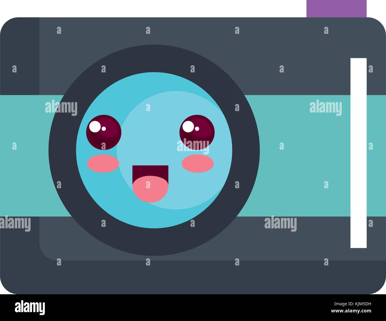 photographic camera kawaii character vector illustration design Stock ...