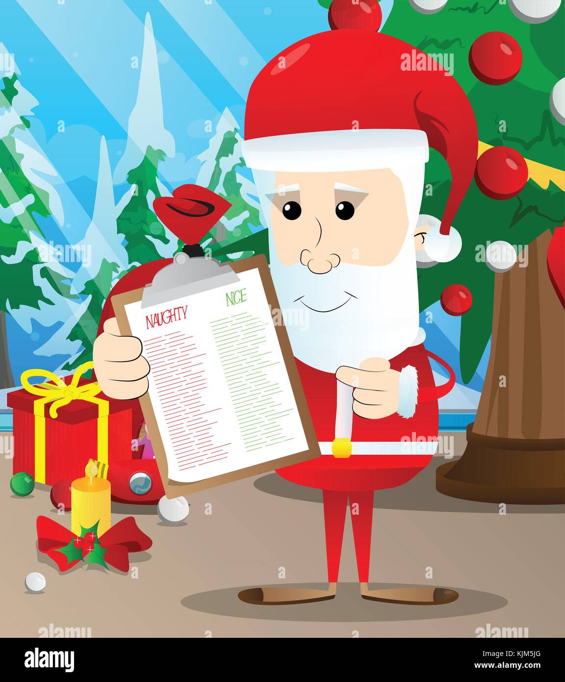 Naughty Santa Cartoons