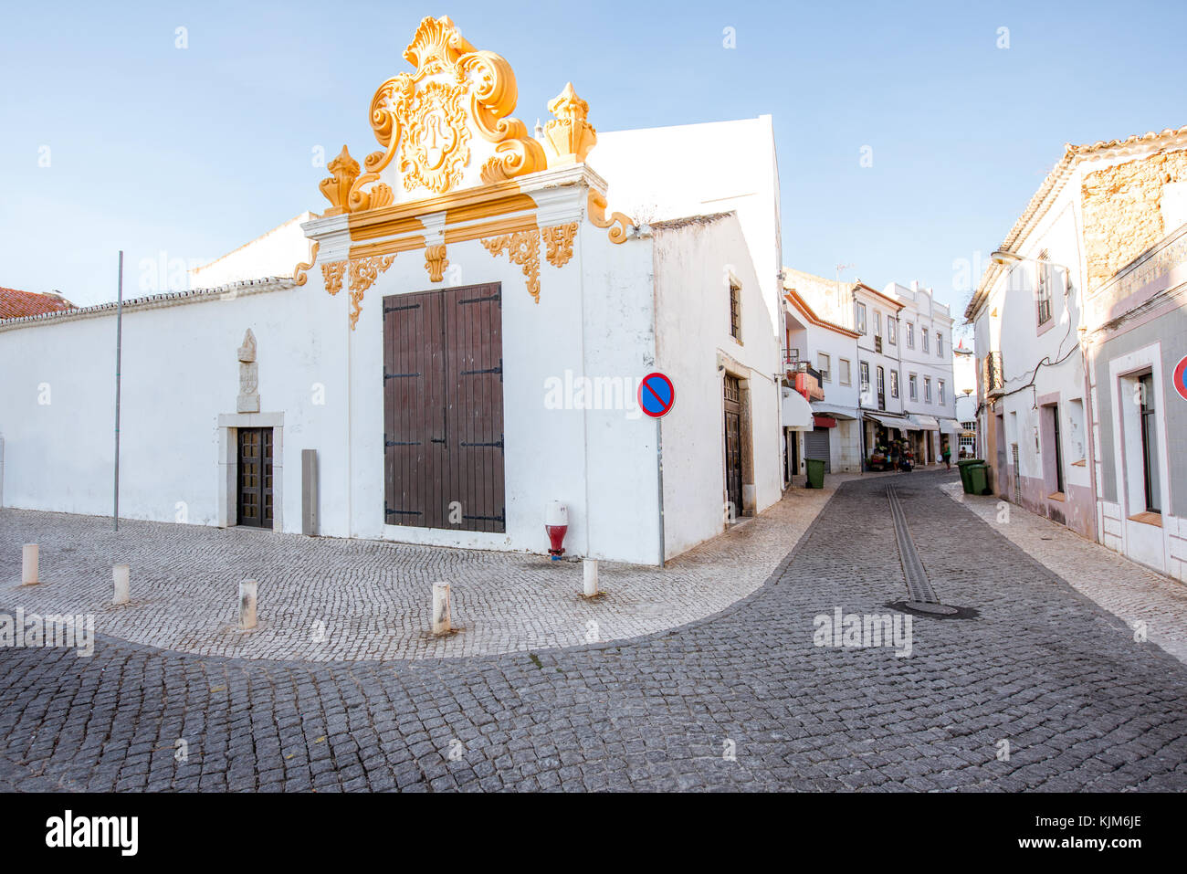 Lagos street view in Portugal Stock Photo - Alamy