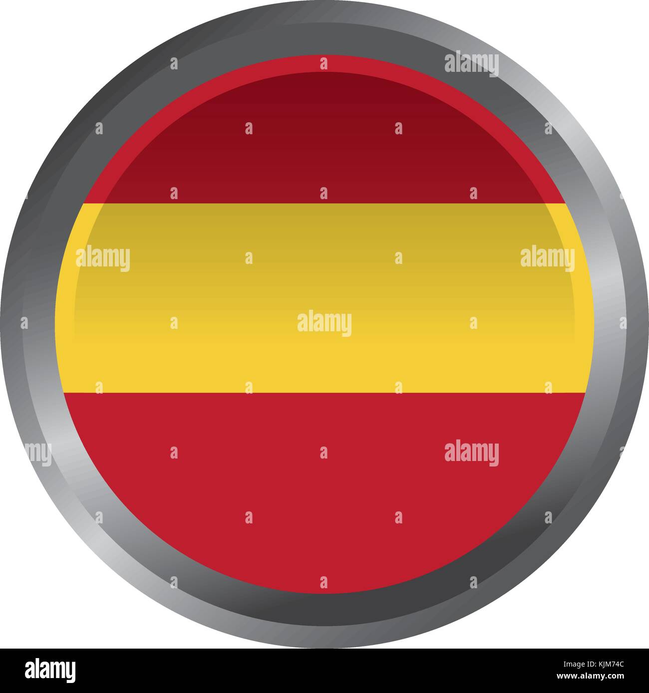 spain flag button icon image Stock Vector Image & Art - Alamy