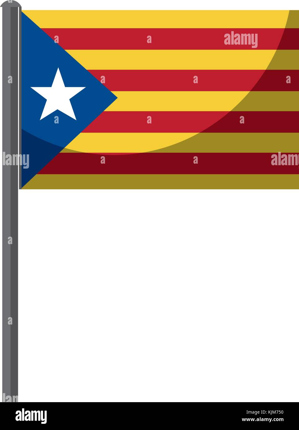 catalunya flag icon image Stock Vector Image & Art - Alamy