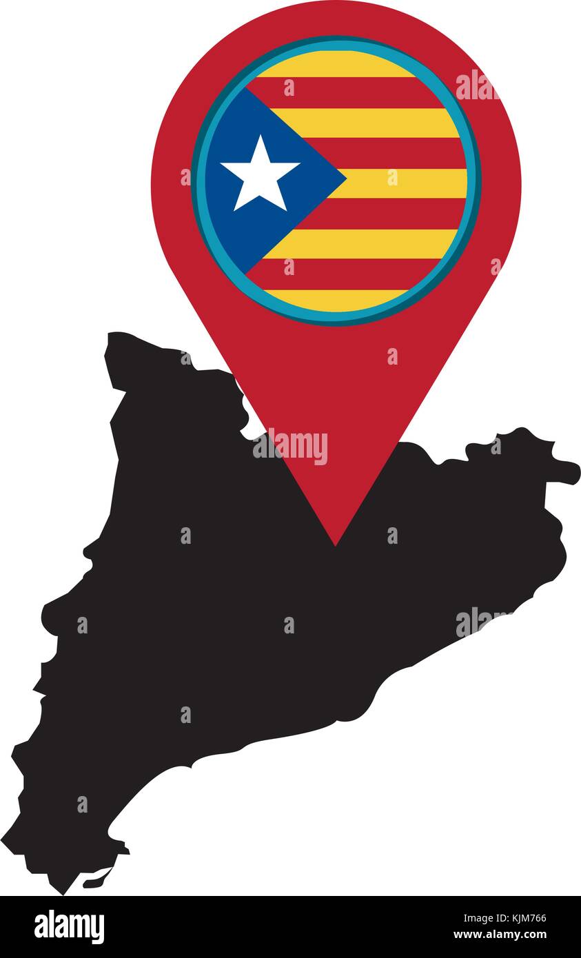 catalunya flag icon image Stock Vector Image & Art - Alamy