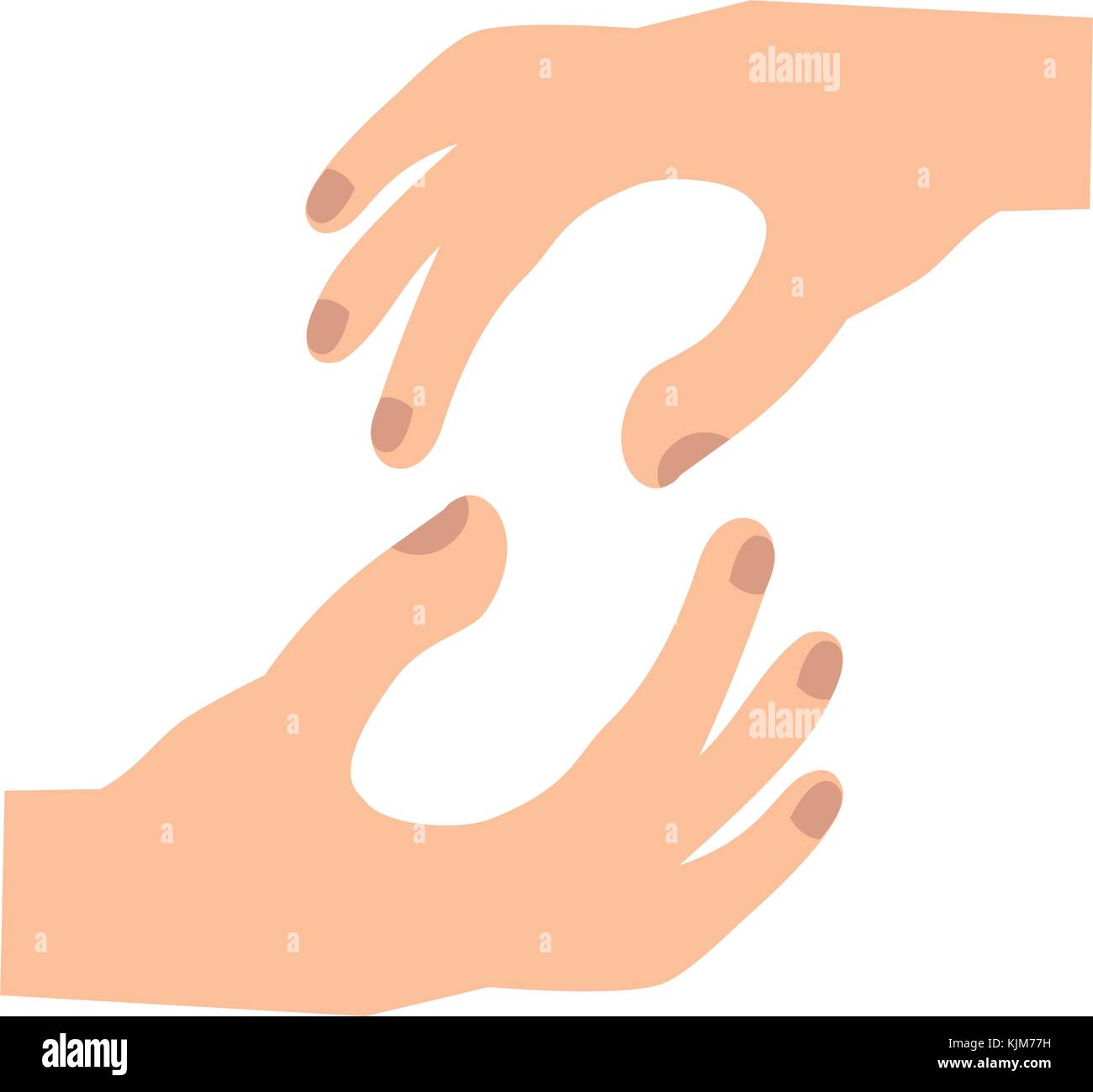hands in holding position icon image Stock Vector Image & Art - Alamy