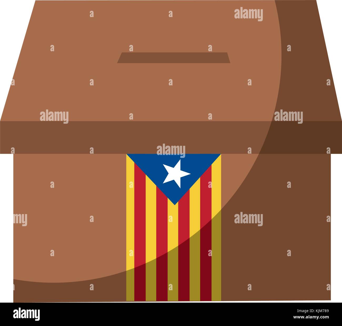 catalunya flag icon image Stock Vector Image & Art - Alamy