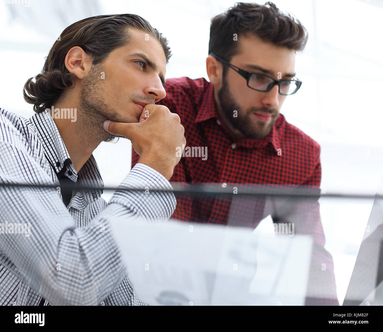 serious businessman thinking Stock Photo - Alamy