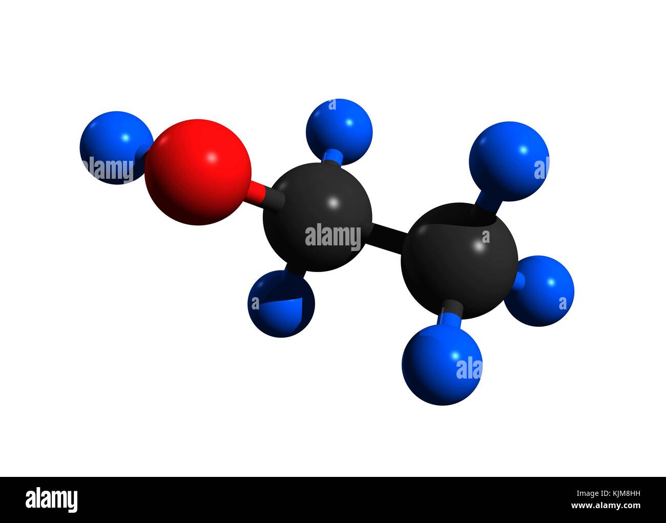 Ethanol ball stick model hi-res stock photography and images - Alamy