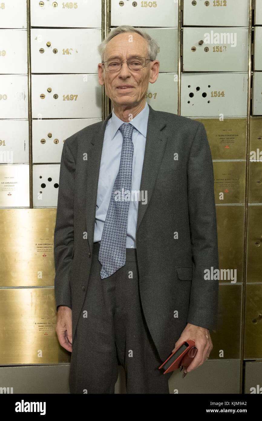 British historian john elliot leaves his personal legacy at the hi-res ...