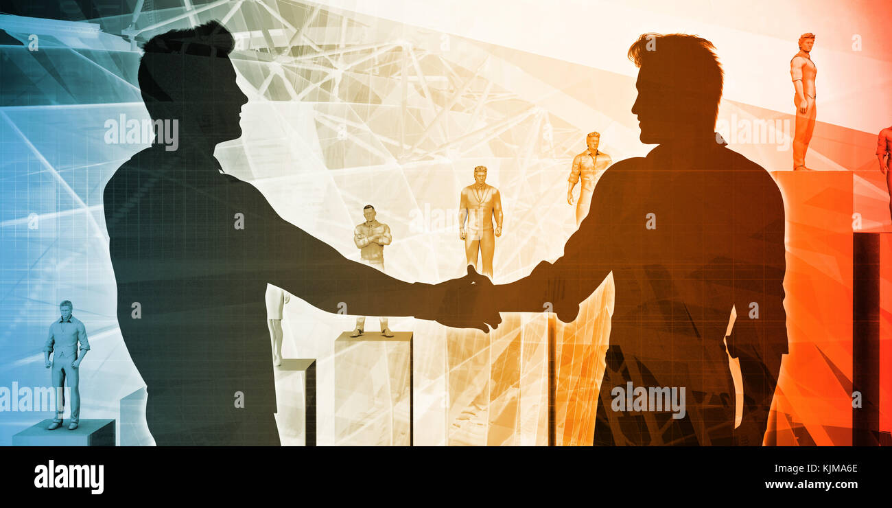 Global Partners and Globalization Partnership as Concept Stock Photo ...