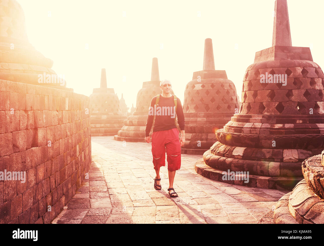 Borobudur Temple,Java, Indonesia Stock Photo - Alamy
