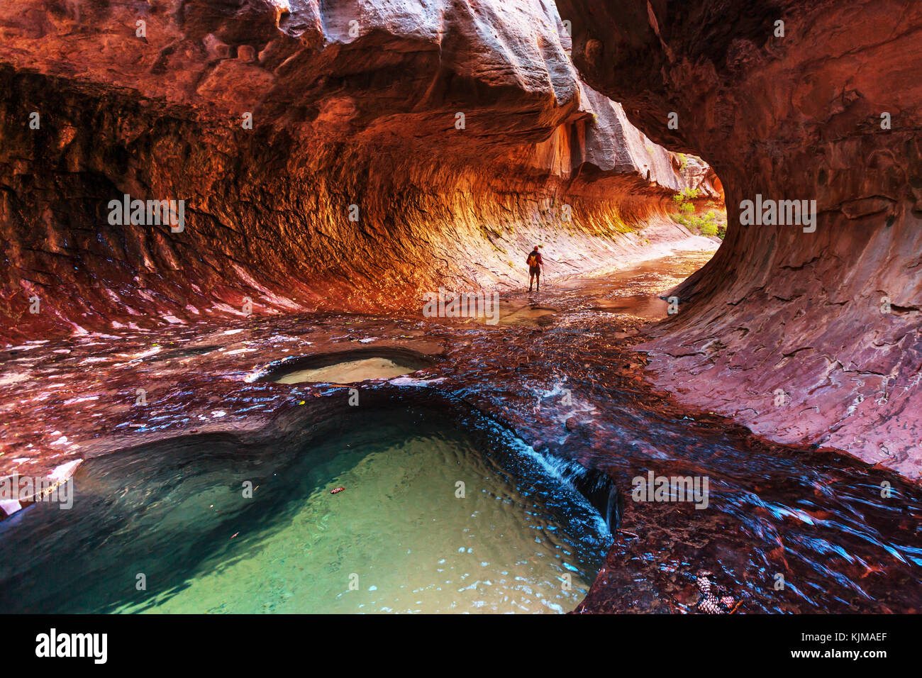The Subway in Zion National Park, Utah Stock Photo - Alamy