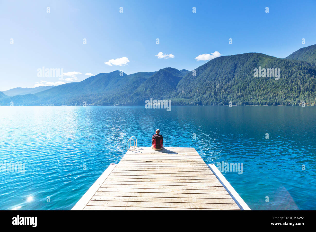 Lake Crescent at Olympic National Park, Washington, USA Stock Photo - Alamy