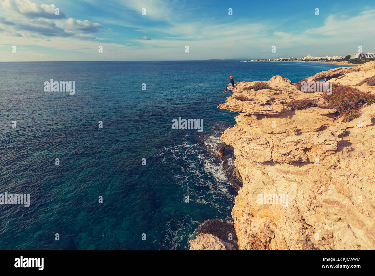 Beautiful sea shore in Cyprus Stock Photo - Alamy