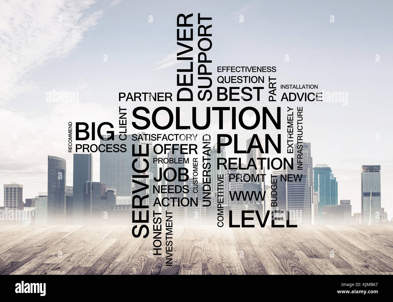 Business conceptual words as keys to success and company growth Stock ...