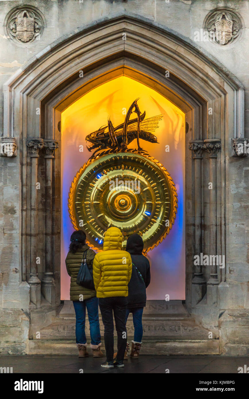 The Corpus Christi Clock with the Chronophage (or Time Eater ...