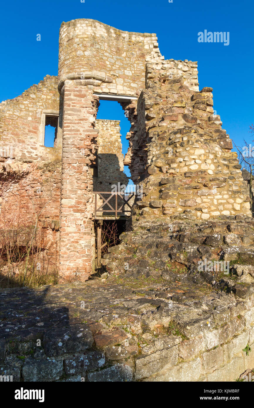 Castle ruins in Pettingen Stock Photo - Alamy