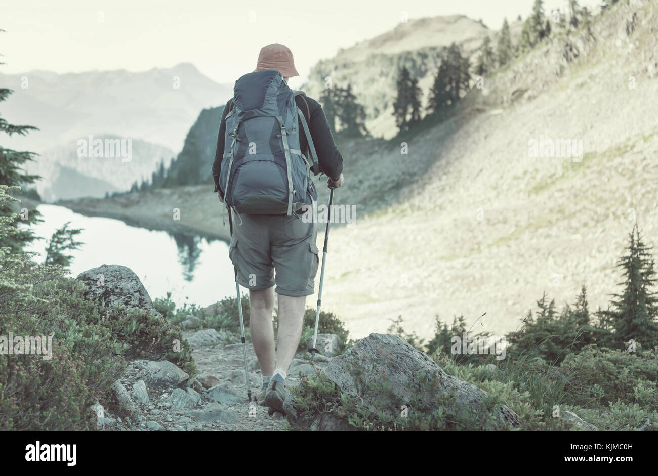Hiking in Mt.Baker area, Washington Stock Photo - Alamy