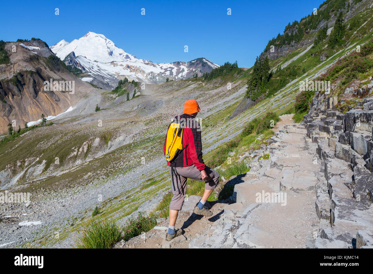 Hiking in mt baker area hi-res stock photography and images - Alamy
