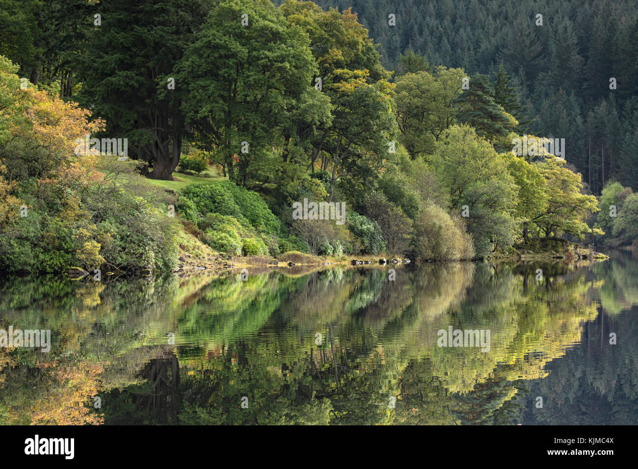 Loch Ard, Scotland, situated near to Loch Katrine in the Loch Lomond ...