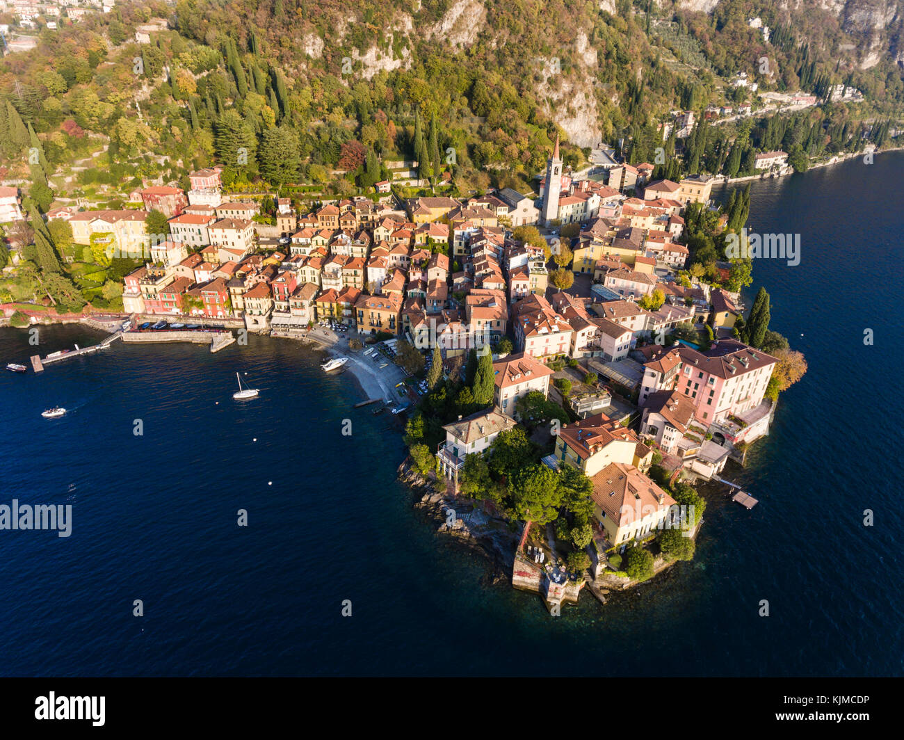 Sunset view from varenna hi-res stock photography and images - Alamy