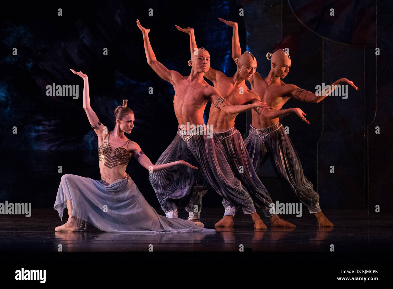Dancers during a photocall for the Birmingham Royal Ballet's production ...