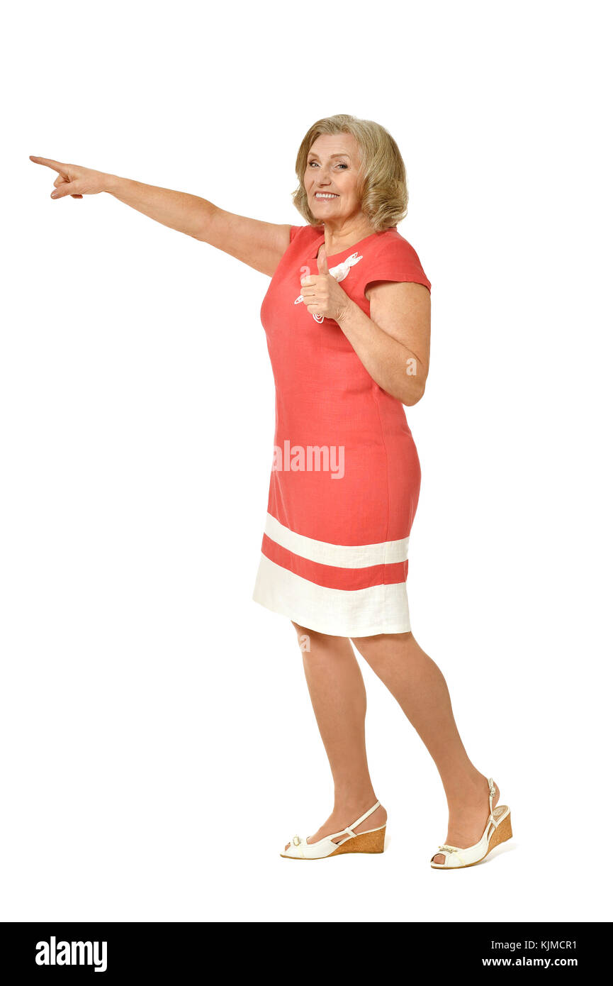 Caucasian woman smiling beautiful lady Cut Out Stock Images & Pictures ...