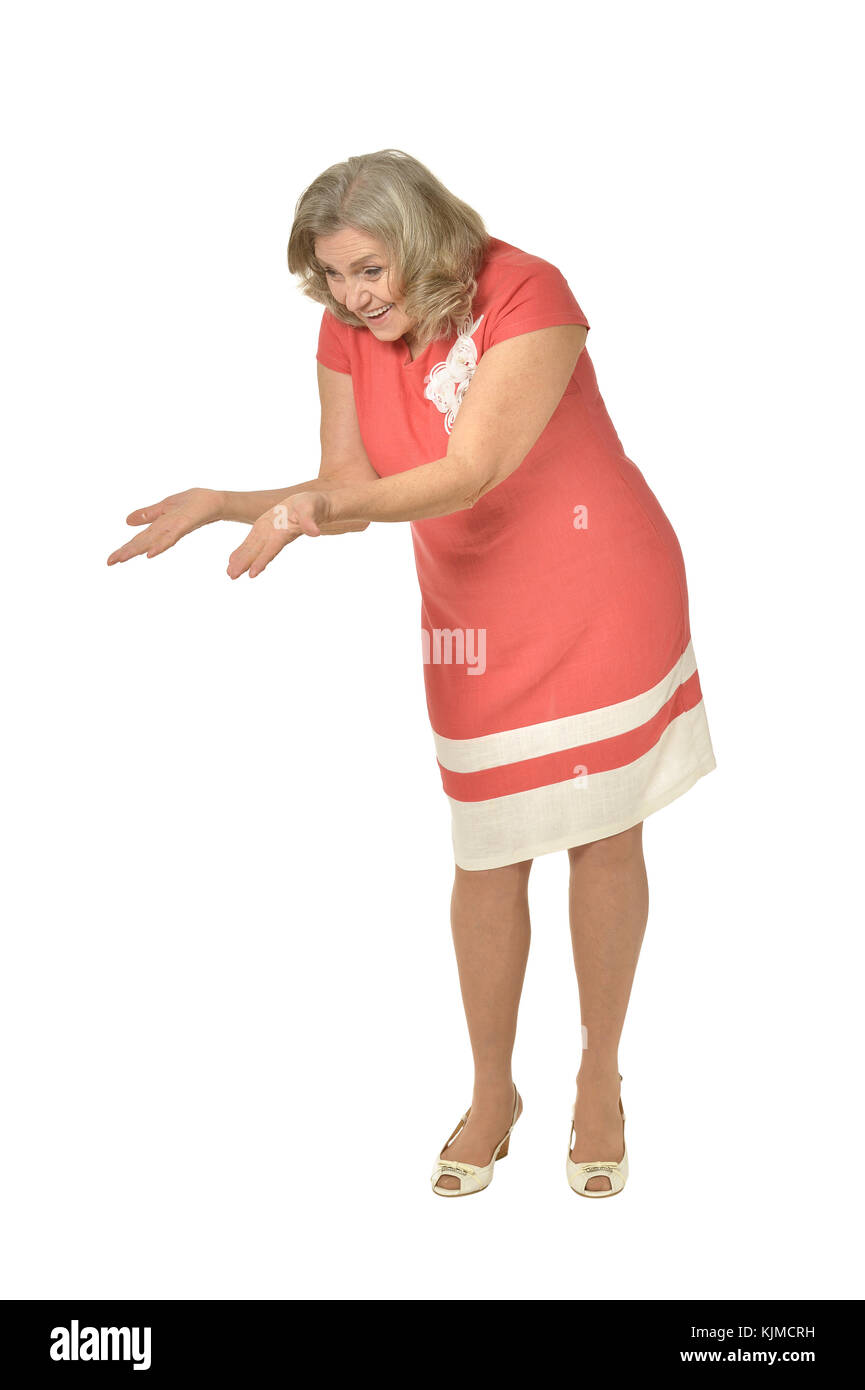 Beautiful mature lady Cut Out Stock Images & Pictures - Alamy