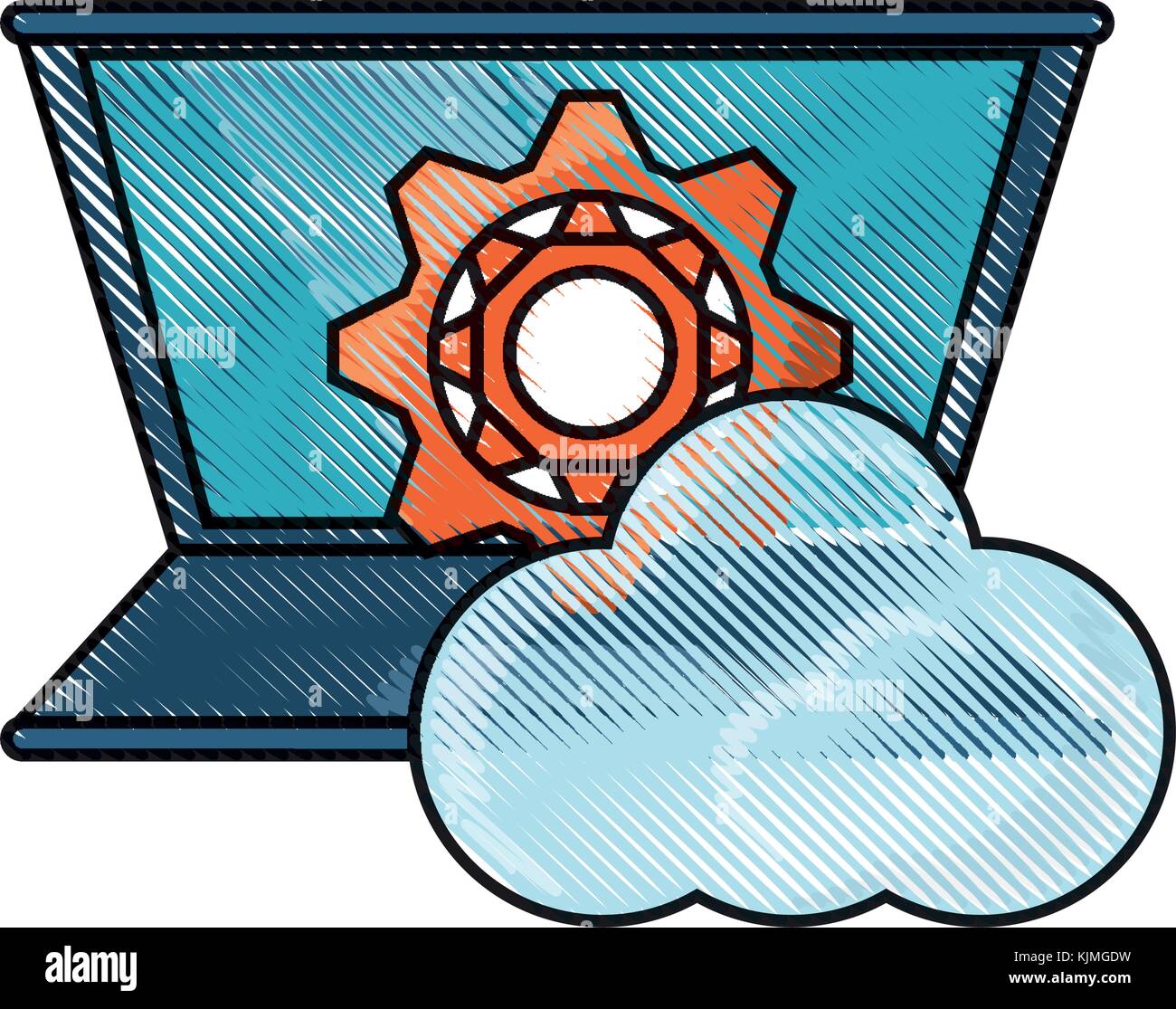 laptop computer design concept Stock Vector Image & Art - Alamy