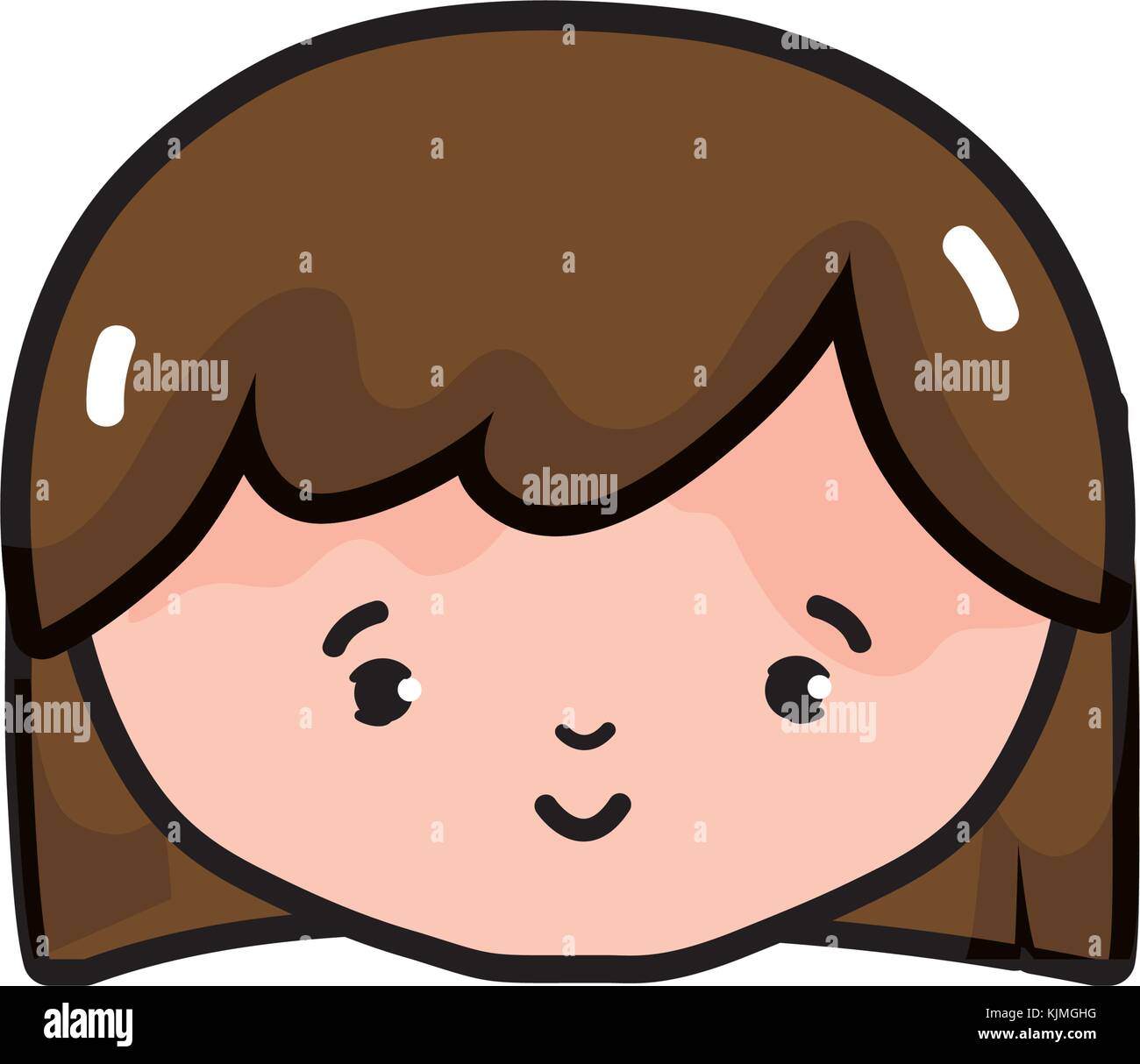 Isolated girl design Stock Vector Image & Art - Alamy