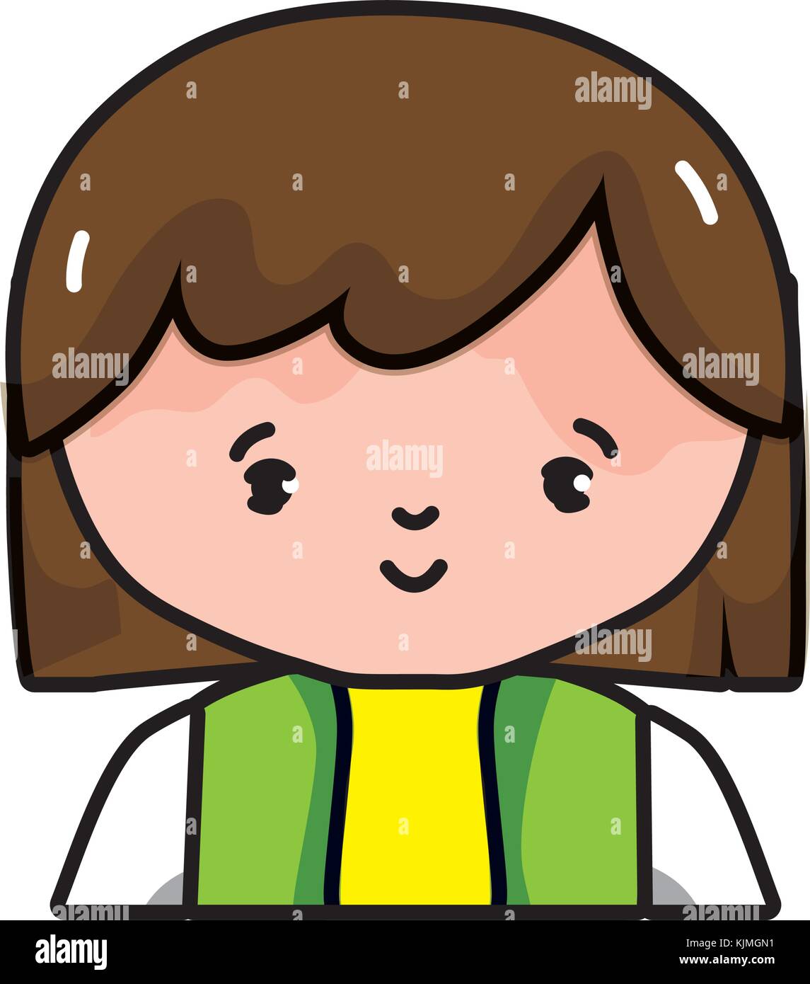 Isolated girl design Stock Vector Image & Art - Alamy