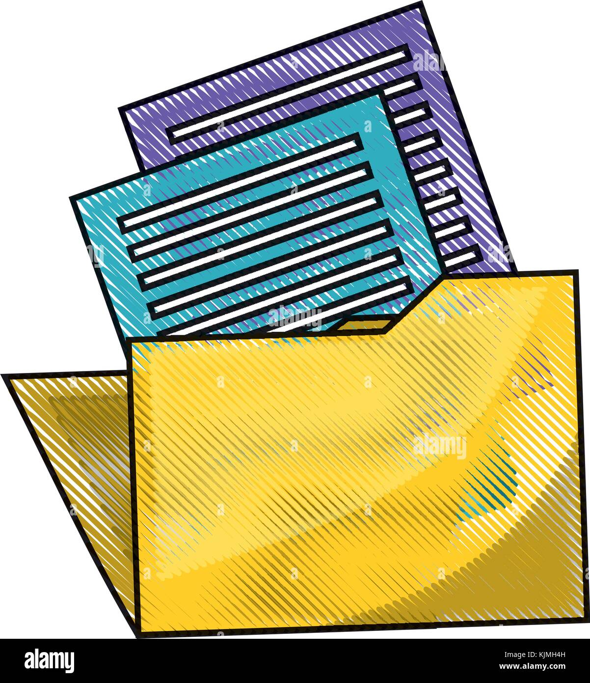 document folder design concept Stock Vector Image & Art - Alamy