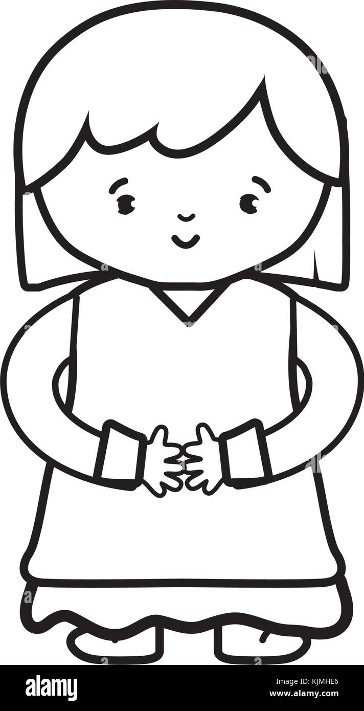 Isolated girl design Stock Vector Image & Art - Alamy