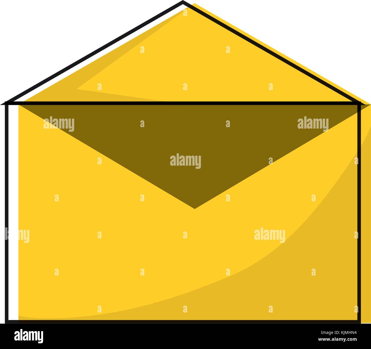 open envelope icon Stock Vector Image & Art - Alamy