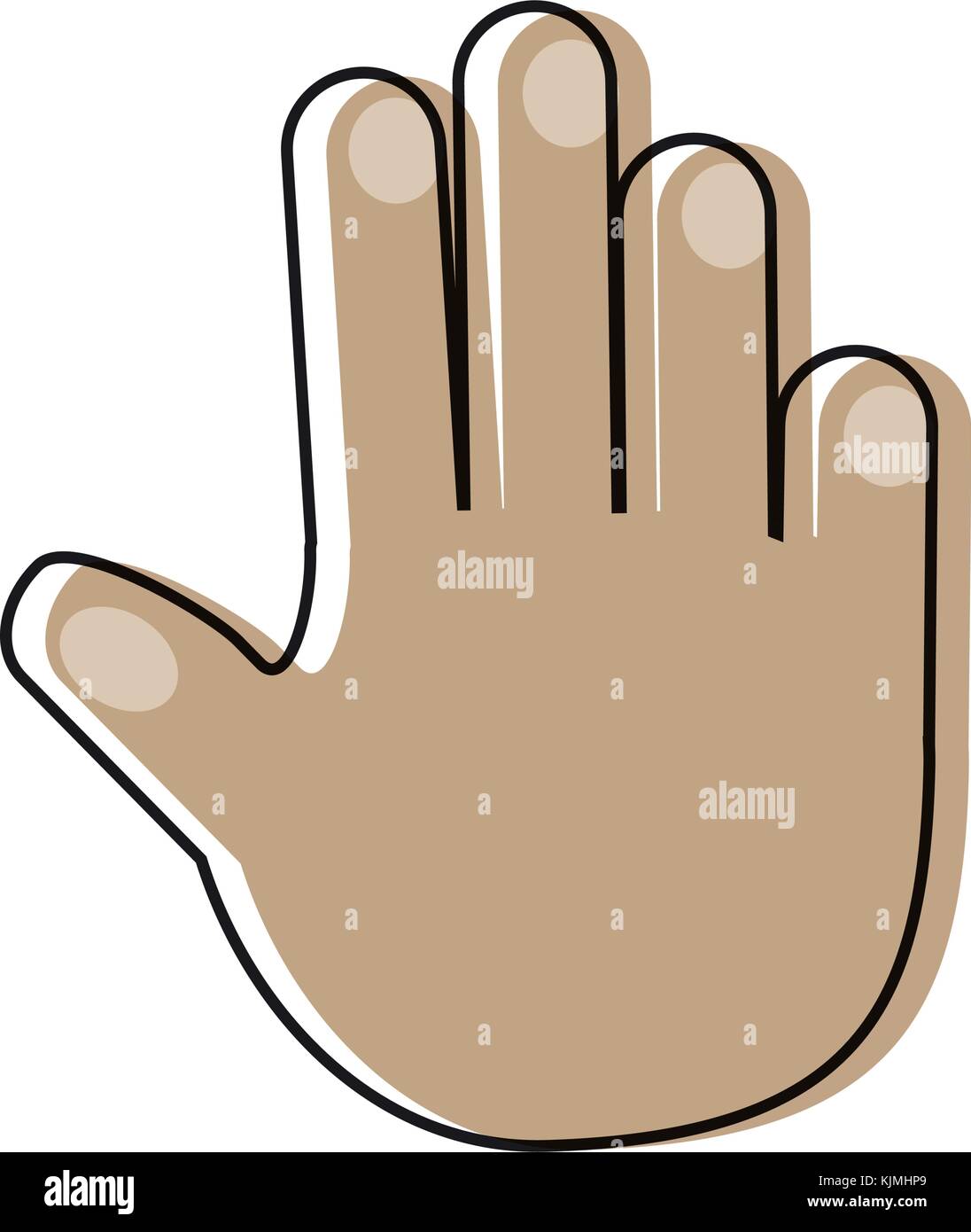 human hand icon Stock Vector Image & Art - Alamy