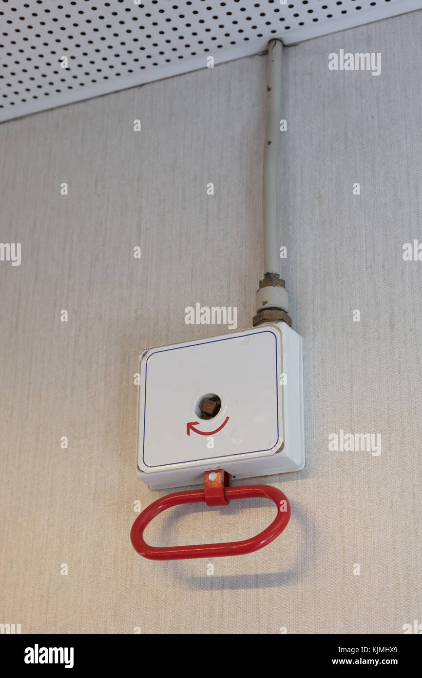 Emergency brake subway hi-res stock photography and images - Alamy