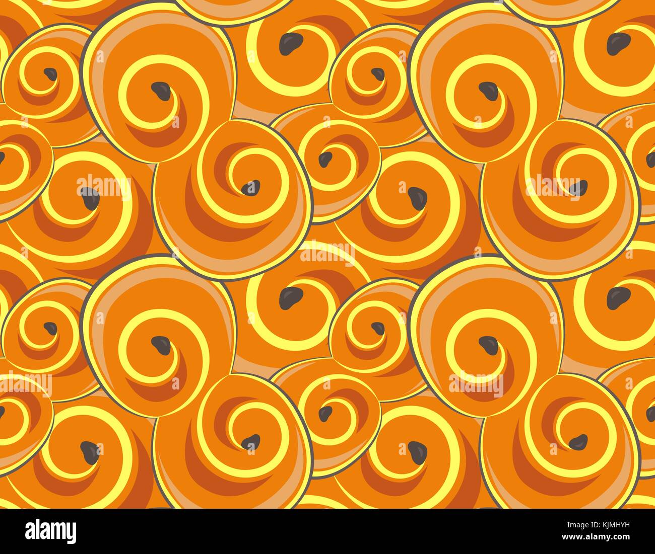 Seamless pattern all saffron buns, vector Stock Vector Image & Art - Alamy