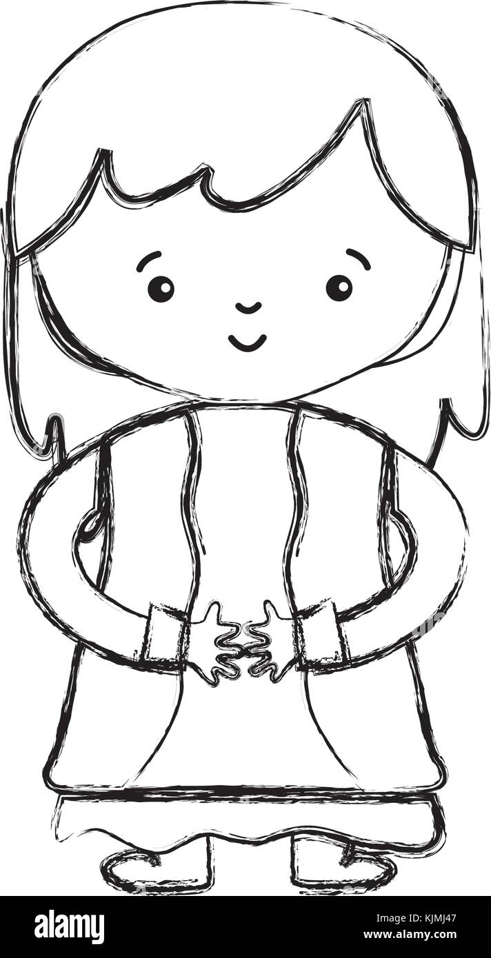 Isolated girl design Stock Vector Image & Art - Alamy