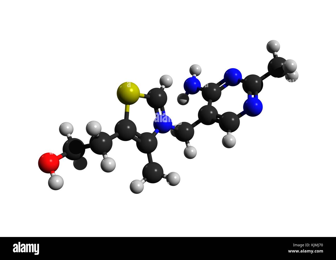 Vitamin b1 thiamine molecule hi-res stock photography and images - Alamy