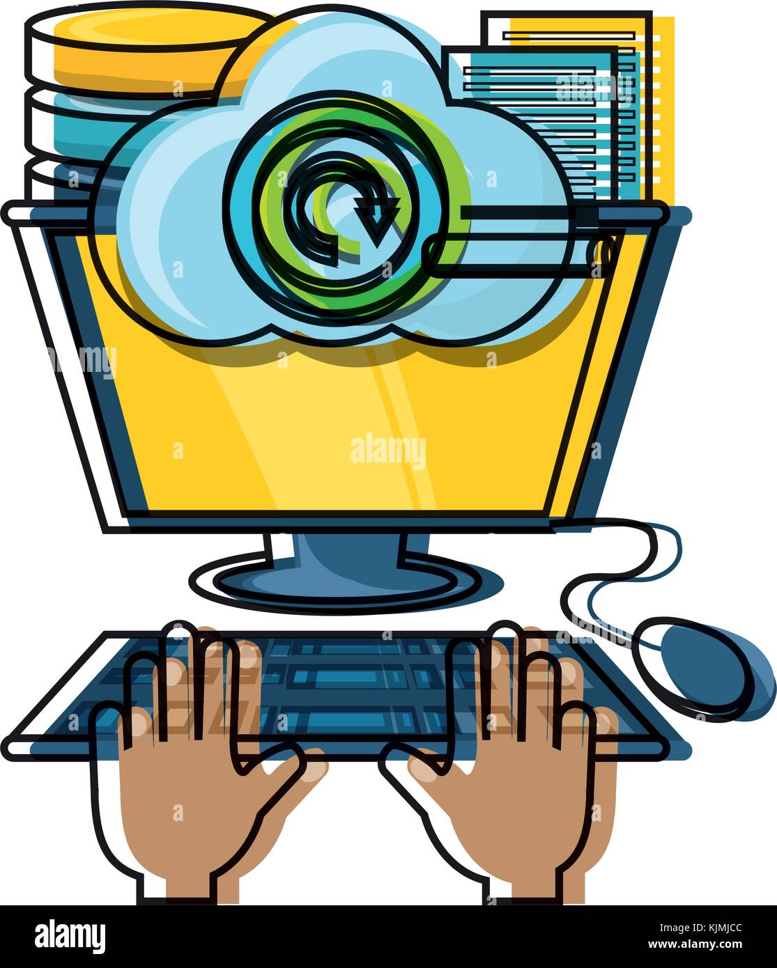 computer and dat center design Stock Vector Image & Art - Alamy