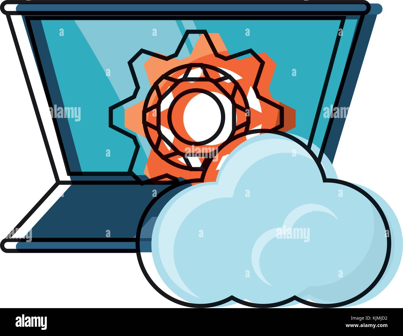 laptop computer design concept Stock Vector Image & Art - Alamy