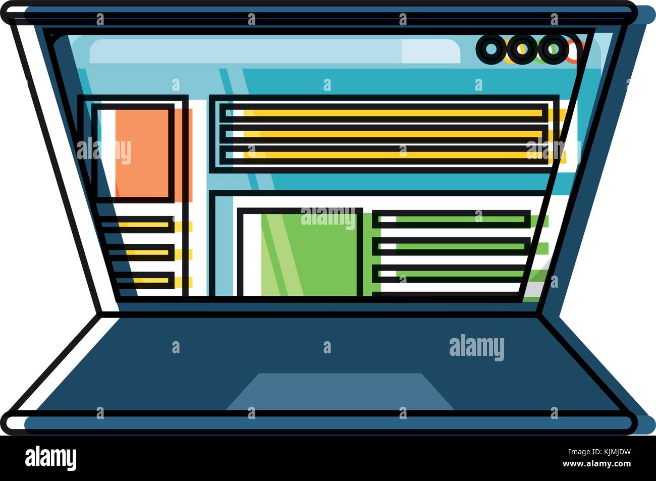 laptop computer design concept Stock Vector Image & Art - Alamy