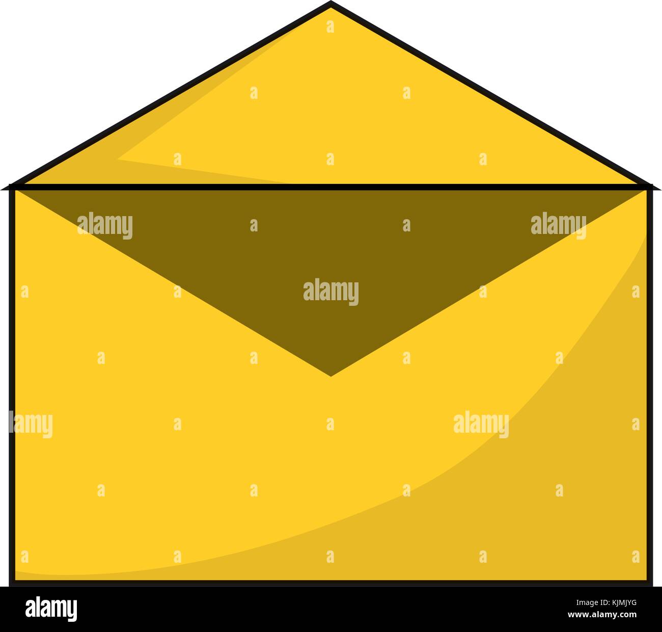 open envelope icon Stock Vector Image & Art - Alamy