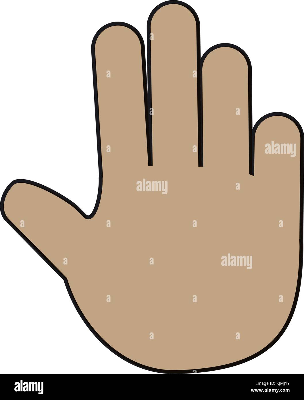 human hand icon Stock Vector Image & Art - Alamy