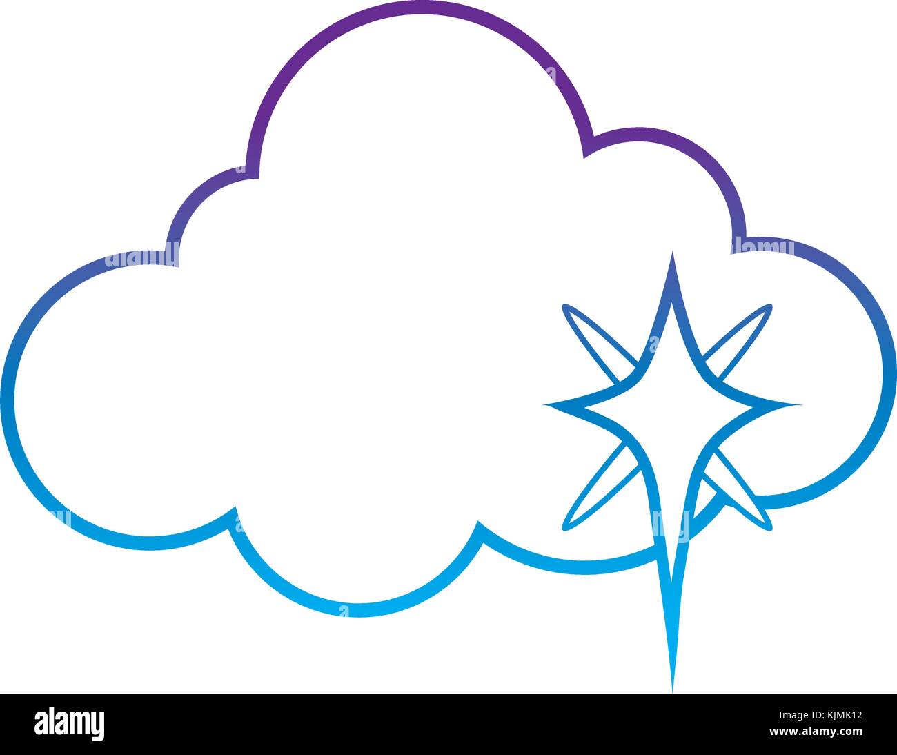 Isolated cloud design Stock Vector Image & Art - Alamy