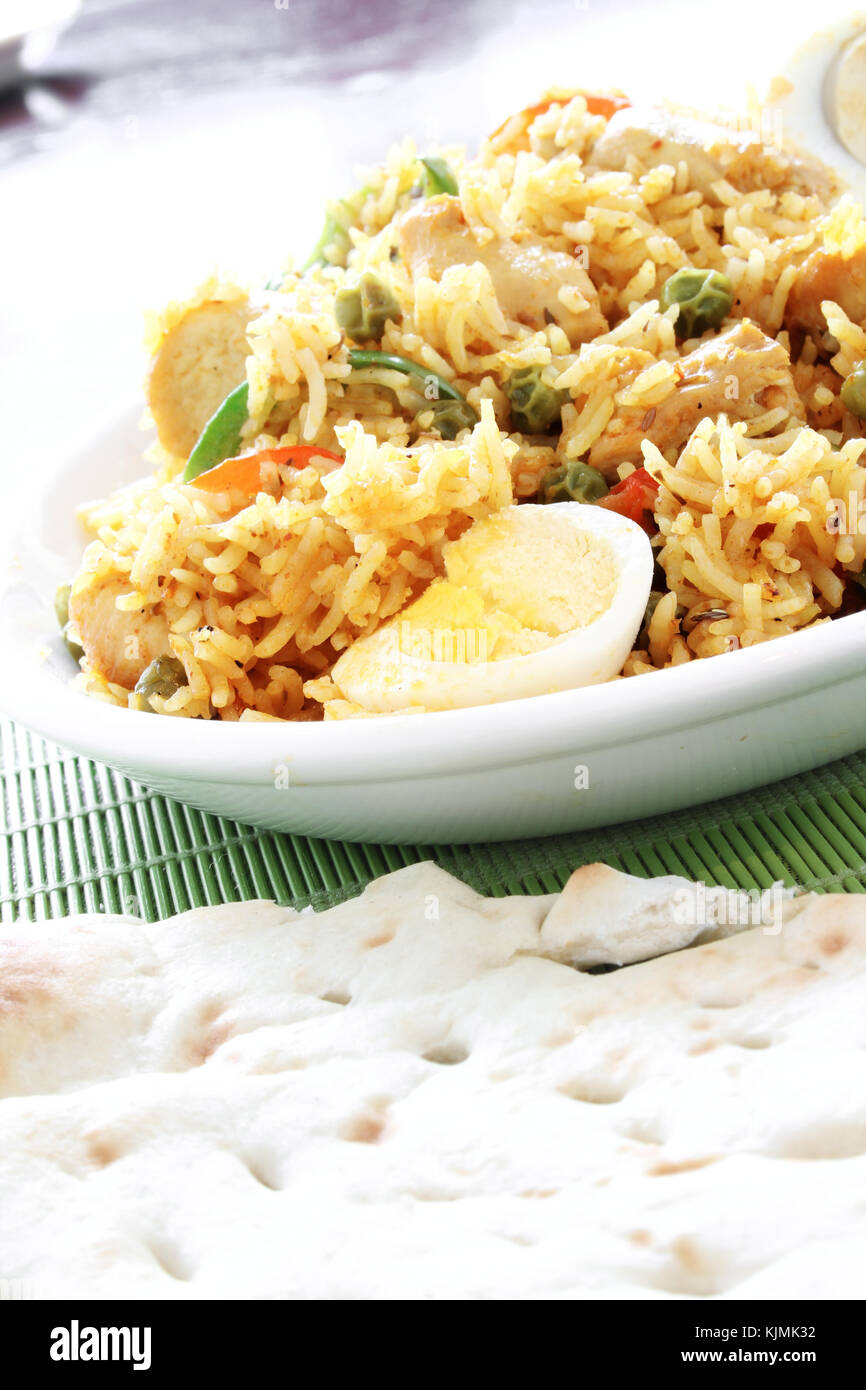 Indian biryani rice hi-res stock photography and images - Alamy