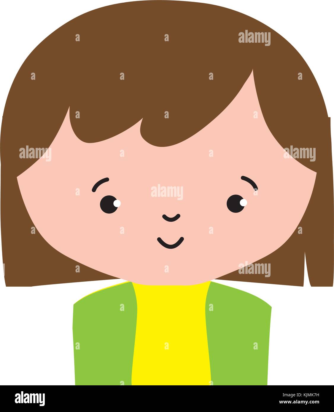 Isolated girl design Stock Vector Image & Art - Alamy